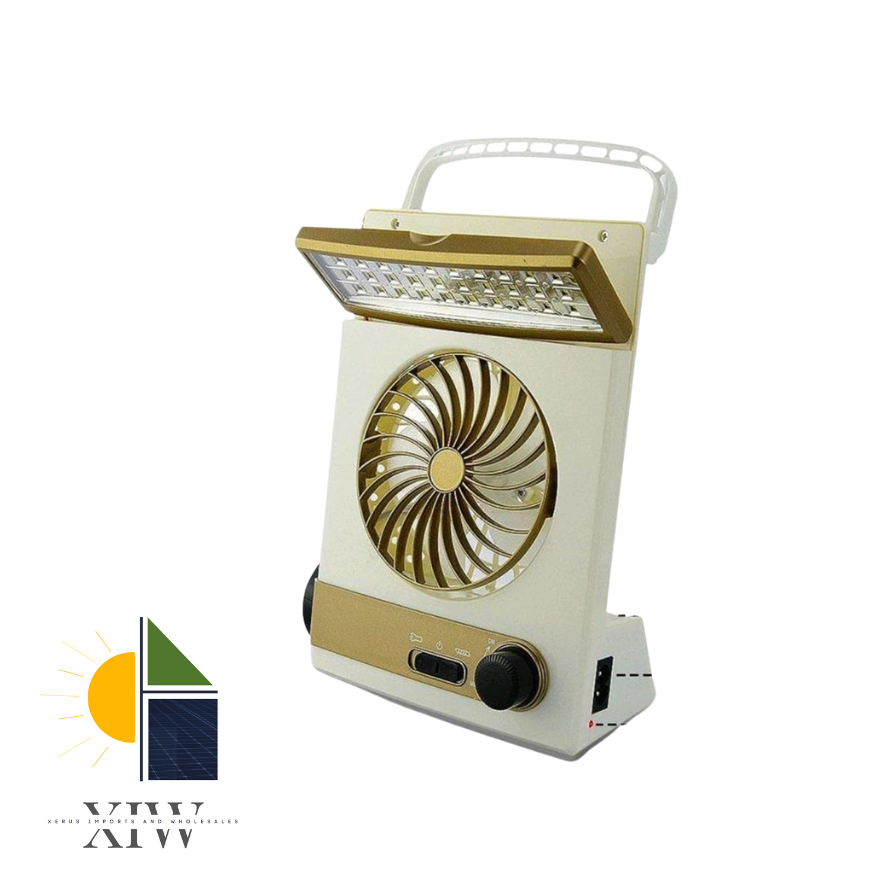 Abanico Solar/Recargable – Xerus Imports & Wholesales